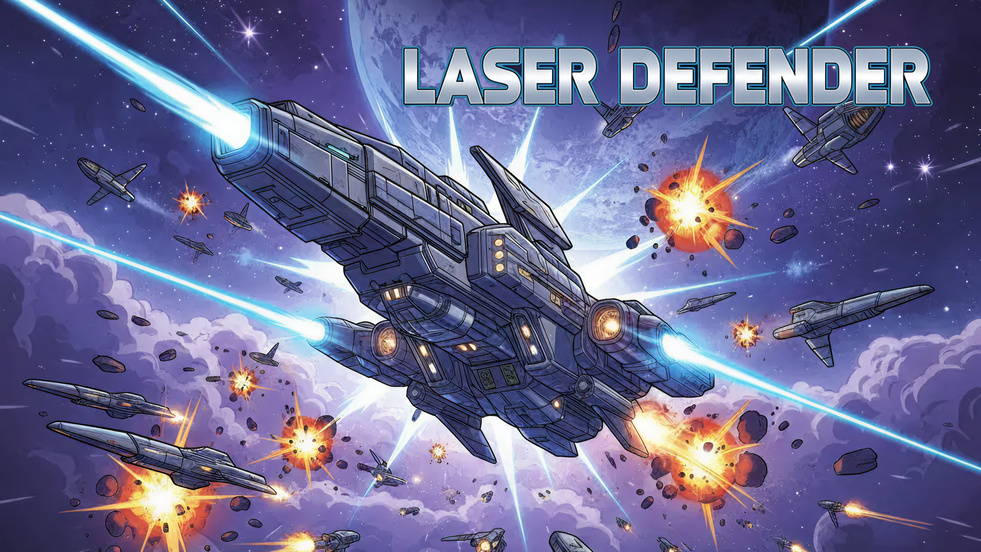 Laser Defender — main di 𝐏𝐥𝐚𝐲𝐠𝐚𝐦𝐚 (oleh Romeo Studios)
