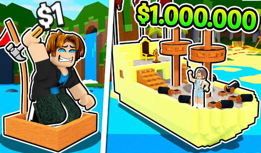 Build a Boat for Treasure! — play on 𝐏𝐥𝐚𝐲𝐠𝐚𝐦𝐚 (by PlayDanilych)
