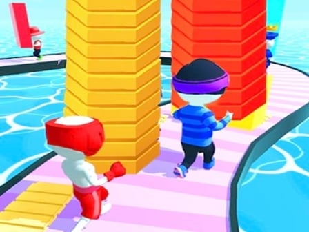 Stacky Run 3D game play free online on Playgama