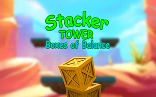 Stacker Tower Boxes of Balance game play free online on Playgama