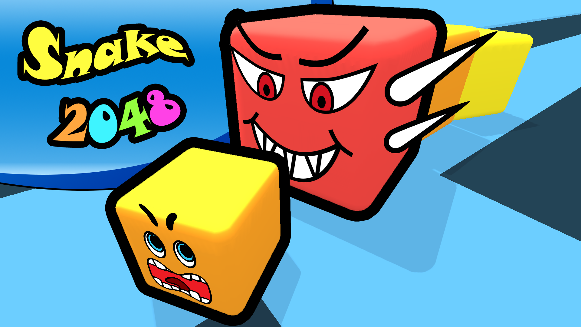 Snake 2048 — play on 𝐏𝐥𝐚𝐲𝐠𝐚𝐦𝐚 (by TurtleGamesStudio)